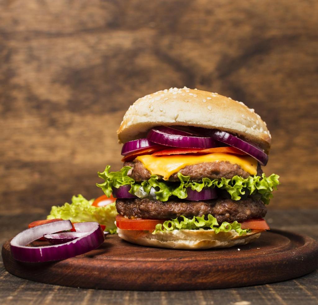A restaurant specializing in premium handmade burgers with special in ...